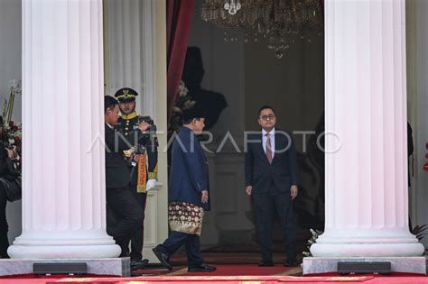 Presiden Prabowo tiba Istana Merdeka | ANTARA Foto