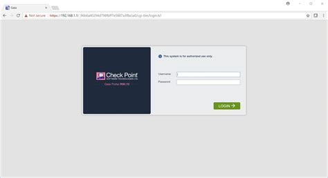 Dhansham Engineers Notebook Checkpoint Firewalls Gaia R80 10 First Time Webui