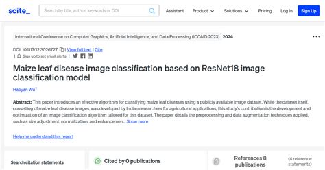 Maize Leaf Disease Image Classification Based On Resnet18 Image