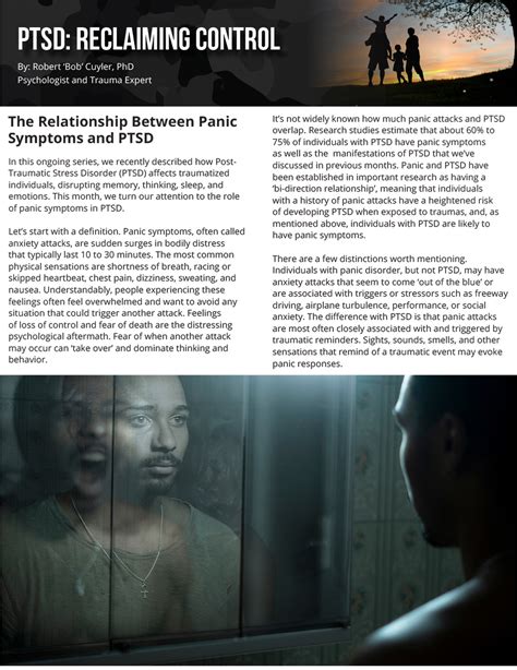 The Relationship Between Panic Symptoms And Ptsd Homeland Magazine
