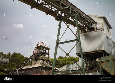 The Winding Wheels And Headstock At Caphouse Colliery And Hope Pit The