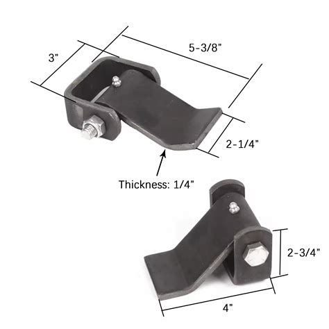 Hlmoptimo Weld On Trailer Hinges Heavy Duty Greaseable Dump Trailer Trucks Gate