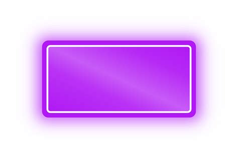 Neon Purple Rectangle Banner Neon Rectangle 10984300 Png