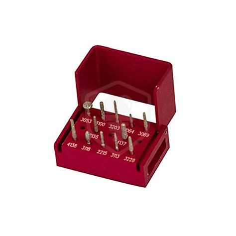 Kit 7 Piedras Diamantadas Para Odontopediatría Microdont