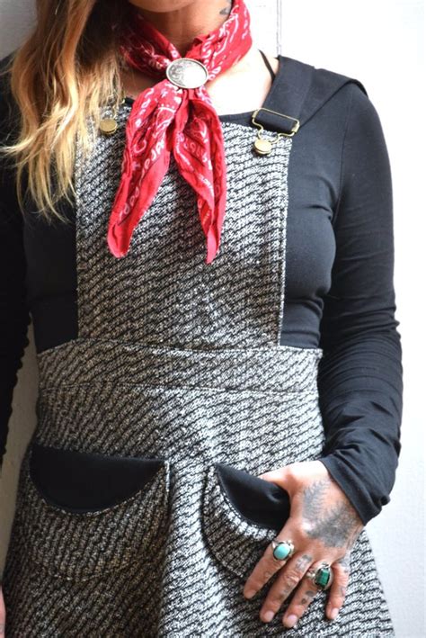 Tweed Pinafore This Adorable Black And White Tweed Pinafore Is
