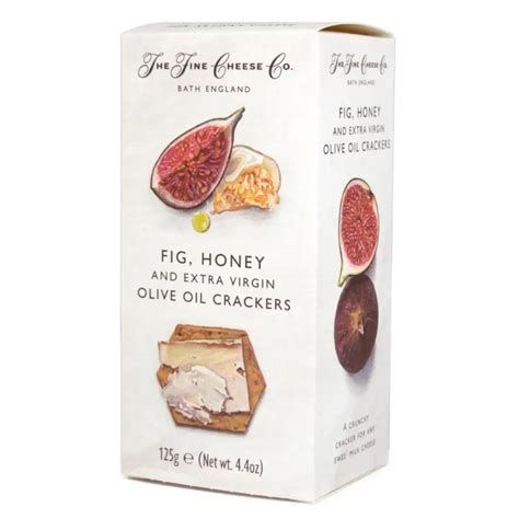 Tfcc Bath England Fig Honey And Extra Virgin Olive Oil Crackers 125g