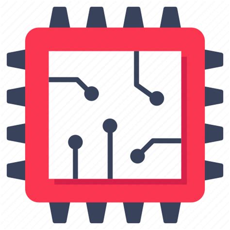 Ic Chip Integrated Circuit Microchip Semiconductor Icon Download On Iconfinder