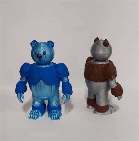 Thundercats Ro Bear Bill And Blue Berbil Bundle Custom Figures Etsy