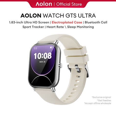 Aolon Gts Ultra Smart Watch Electroplated Case Bluetooth Sleep Health Monitoring Sport Pace Mm