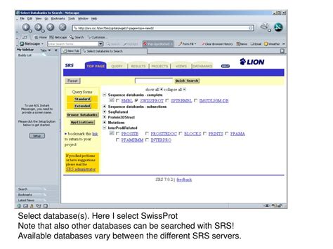 Ppt Protein Sequence Databases Powerpoint Presentation Free Download