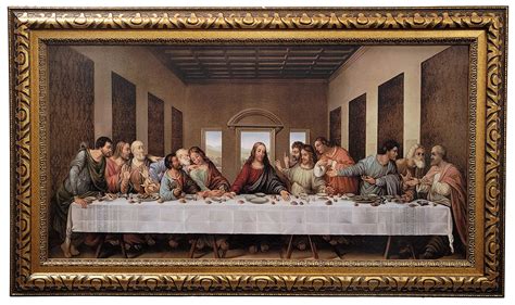 The Last Supper Painting From Leonardo Da Vinci 12 Apostle Baroque