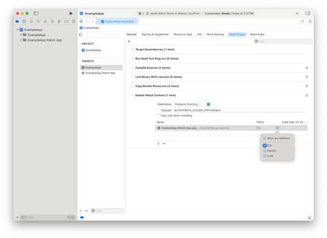 Ios How To Solve Your Target Is Built For Tvos But Contains Embedded Content Built For The
