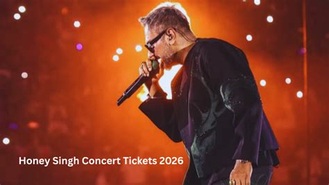 Honey Singh Concert Tickets 2026 My Story India Tour Dates And Prices
