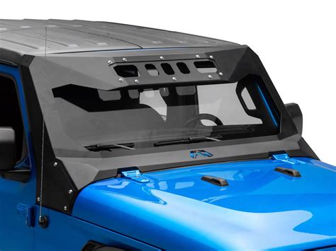 Fab Fours Jeep Gladiator Vicowl Windshield Protector Matte Black