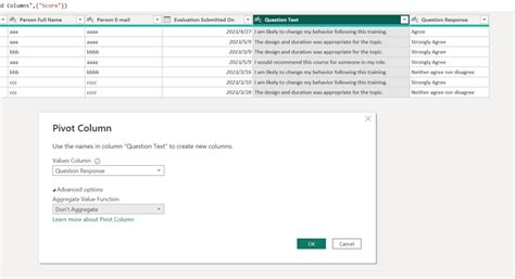 solved transpose microsoft fabric community