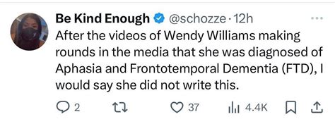 She Did Not Write This Netizens Cast Doubts On Wendy Williams