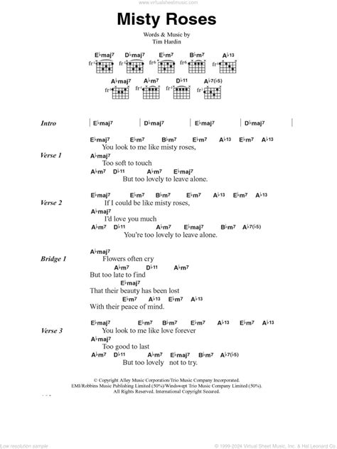 Misty Guitar Chords