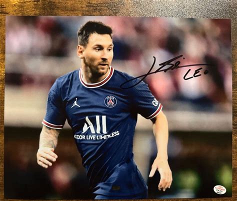 Lionel Messi Ballon Dor World Cup Uefa Barca Psg Inter Miami Signed