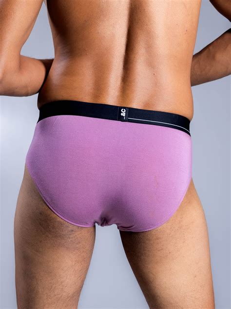 Shop Micromodal Mauve Mens Briefs Online Andcircus