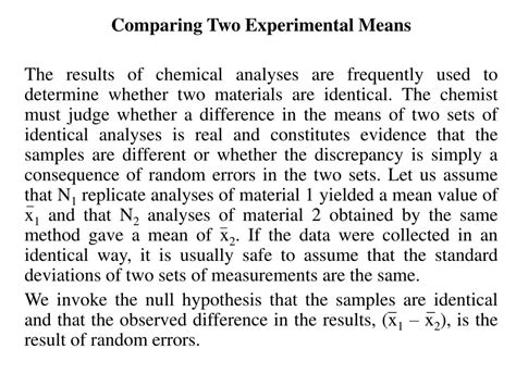Ppt Chapter 7 Statistical Data Treatment And Evaluation Powerpoint
