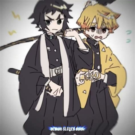 Zenitsu And Kaigaku Are So Cute Demonslayer Animeedit Zenitsu