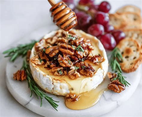 Delicious Baked Brie With Honey And Nuts Recipe