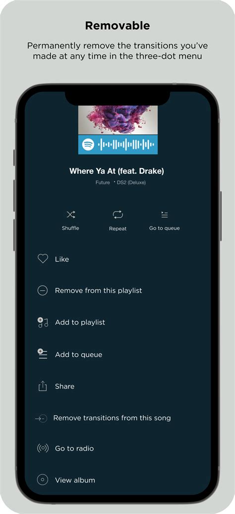 Spotify Transitions Mode — Wmc