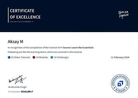 Aksay M On Linkedin Cplusplus Scalertopics Cppprogramming