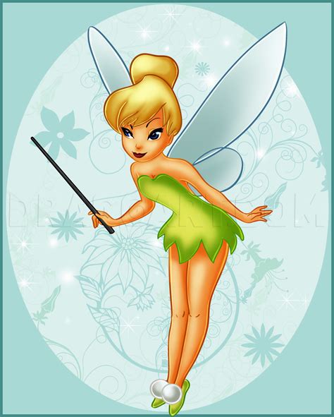 Easy Sketches Of Tinkerbell