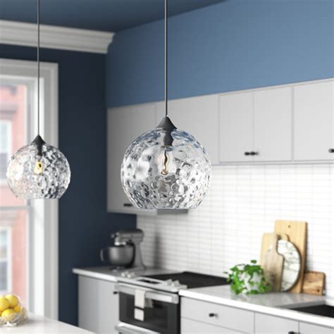 Bubble Glass Pendant Wayfair