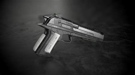 Mark Bos Dawns Reckoning Pistol Sci Fi Concept Desert Eagle