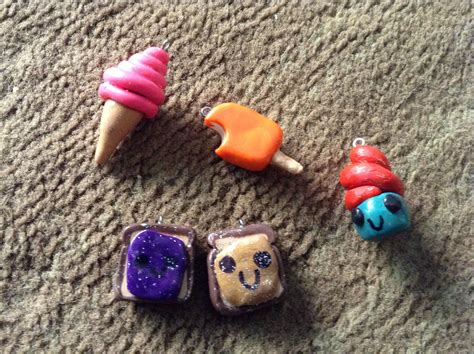 Cute Food Clay Charms