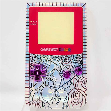 Princess Peach Stained Glass Gameboy Color Shell Housing Gamers4gamers