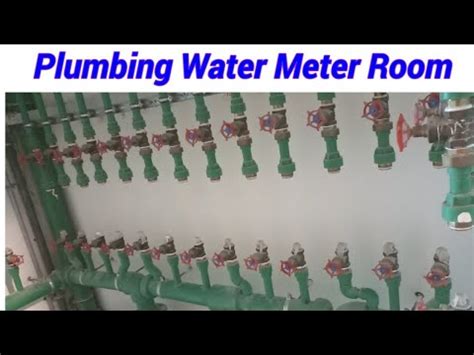 Plumbing Water Meter Room Water Meter Installation Youtube
