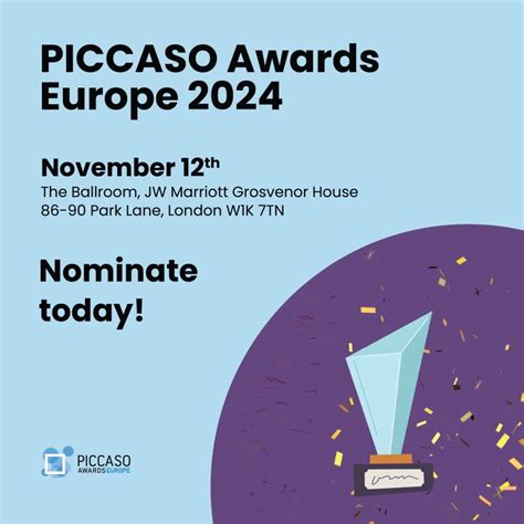 Nominate Today For Piccaso Awards Europe Piccaso Privacy Infosec Compliance Culture