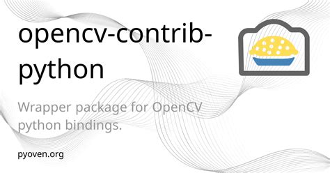 Opencv Contrib Python Oven