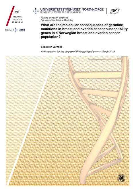 Pdf What Are The Molecular Consequences Of Germline Mutations In