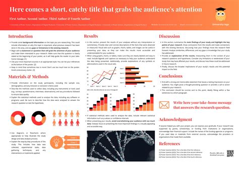 Academic Poster Template Canva To Present Your Research A0 Portrait And Landscape Orientations