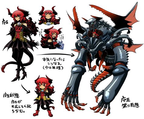 Safebooru 1girl Age Regression Bracelet Character Sheet Demon Girl