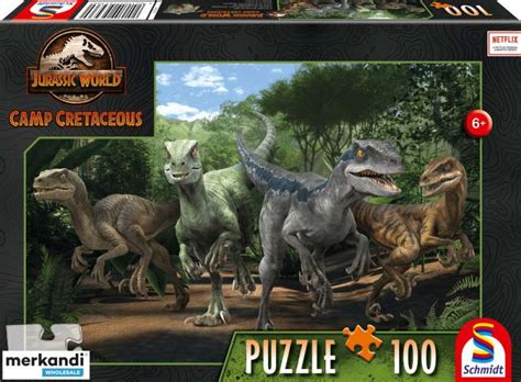 Jurassic World New Adventures The Velociraptor Pack 100 Piece Puzzle