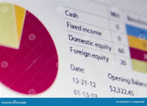 Finance Analysis Stock Image Image Of Computer Domestic 34434873