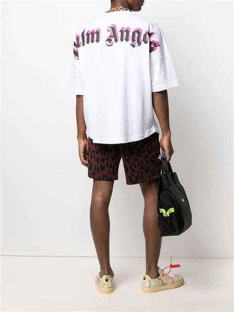Camiseta Palm Angels Branca Com Estampa Posterior 3d Suagrife
