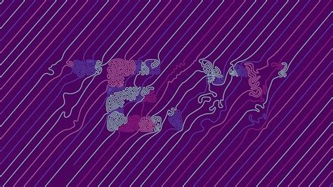 2d Line Growth Effect 01 Abstract Artwork Artwork Neon Signs