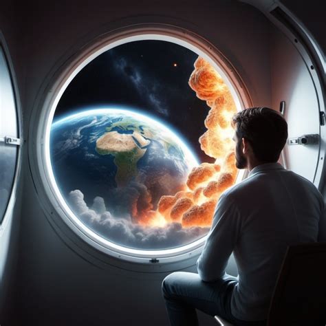 Spaceship Earth Explosion View Stable Diffusion Online