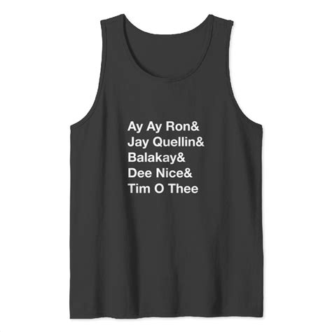 Ay Ay Ron Jay Quellin Balakay Dee Nice Tim O Thee Tank Tops Sold By Pamasky Sku 356572310 50