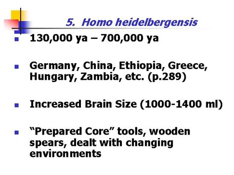 Human Evolution Genus Homo Timeline Of Hominid Evolution