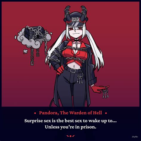 The 101 Helltaker Ocs Day 71 Pandora The Warden Of Sin By