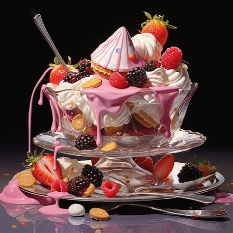 Premium Ai Image Sweet Dessert