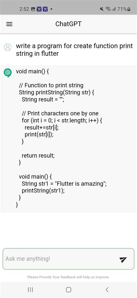 chatgpt project in flutter with source code and report [ download