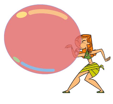 Teen Izzy Blowing Rainbow Bubblegum By Greg10ory On Deviantart